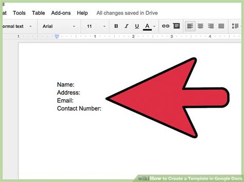 How To Create A Template In Google Docs 13 Steps With Pictures How To Create A Template In Google Docs 13 Steps With Pictures