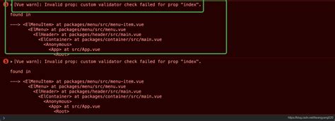 2020 web前端 vue项目出错 [vue warn] invalid prop custom validator check