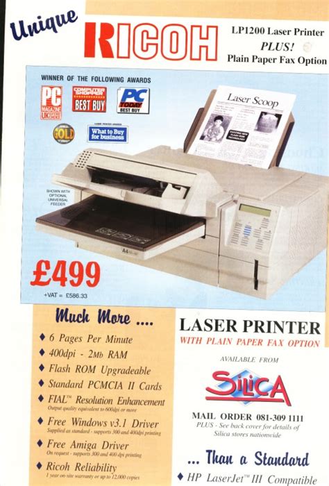 Ricoh Promotional Item Computing History