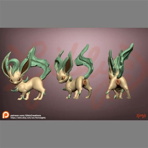 Obj File Leafeon 🫦・3d Printing Design To Download・cults