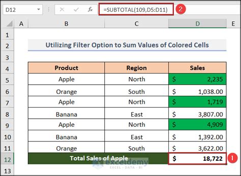 excel sum colored cells quickly add values ipam power hub