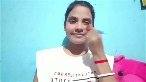 Make Up Tutorial First Time Trying To Teach Please Support And Share My Video Thanks