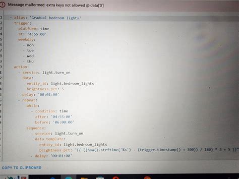 Message Malformed Extra Keys Not Allowed Data 0 Rhomeassistant