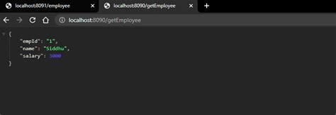 calling one springboot microservice from another in kubernetes and