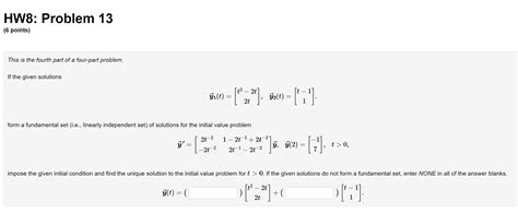 solved hw8 problem 13 6 points this is the fourth part of