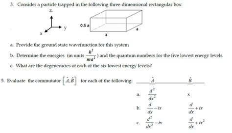Solved Consider A Particle Trapped In The Following