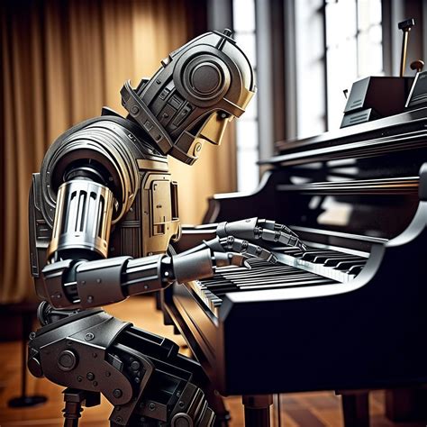 A Robot Playing A Piano Hackernoon