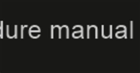 Clinical Procedure Manual Approval Form Imgur