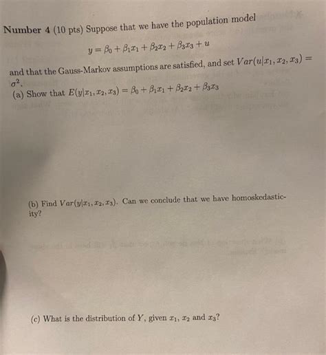 Number 5 10 Pts Define The Following Variables On