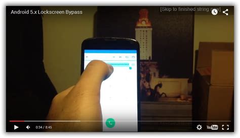 [video] android 5 x vulnerability allows bypass of lock screen password