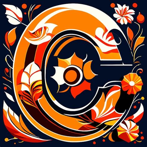 Letter C Vector Illustration Premium Ai Generated Vector