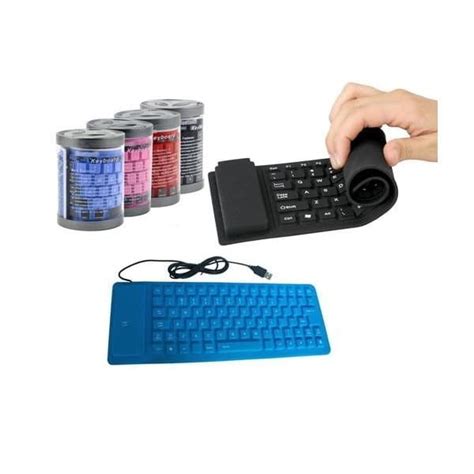 Jual Keyboard Flexible Mini Usb2 0 Wired Keypad Silicone Karet Shopee Indonesia