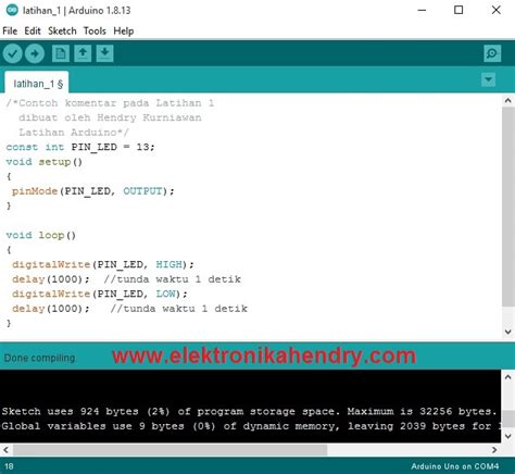 Arduino Part 2 Cara Membuat Program Dasar Arduino Led Blink