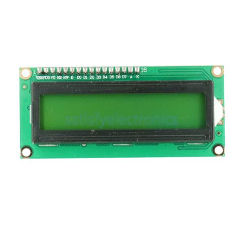 Pcs LCD I C LCD Module Yellow Screen IIC I C LCD Adapter Plate For Arduino