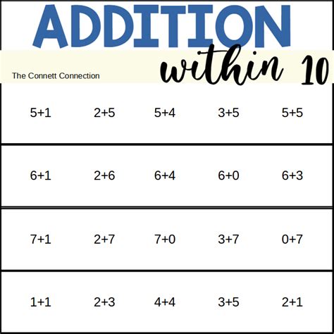 Addition Clip Strips For Sums Up To Made By Teachers