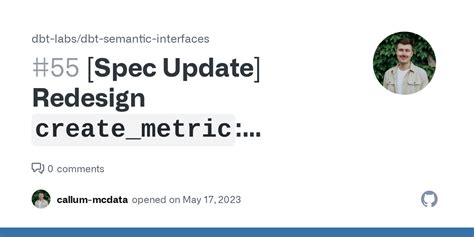 [spec update] redesign `create metric` default true and dict value to