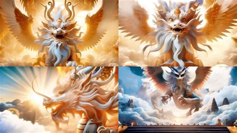 神兽飞天麒麟山海经中国神话故事视频素材下载编号29796778光厂vj师网