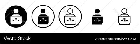 X Ray Thin Line Icon Set Royalty Free Vector Image