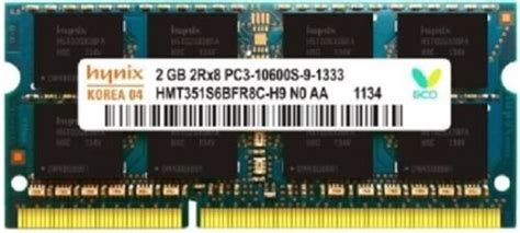 Hynix 2 GB DDR3 Laptop Ram 10600MHz 1333MHz SODIMM With 3 Year Warranty Royal Computer Solution