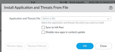 Install Application And Threats From File