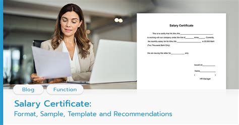 Format And Sample Of Salary Certificate