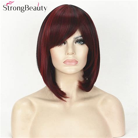 Strong Beauty Short Bob Style Synthetic Wigs Women Grandado