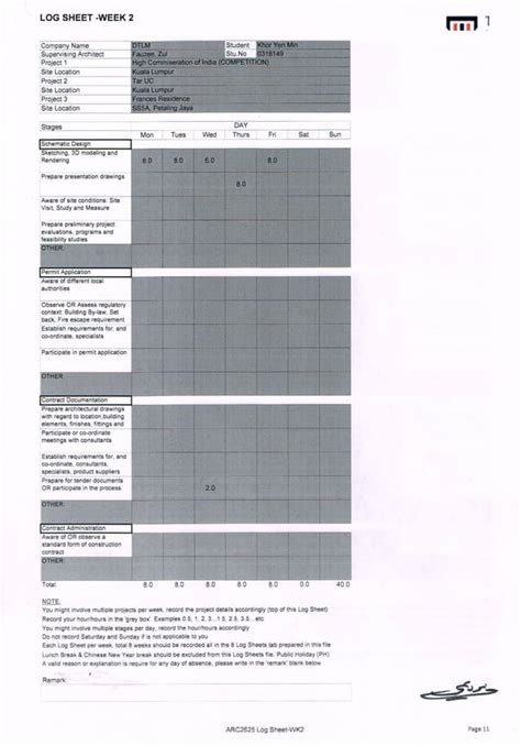 Internship Log Sheets PDF Educational Assessment Education