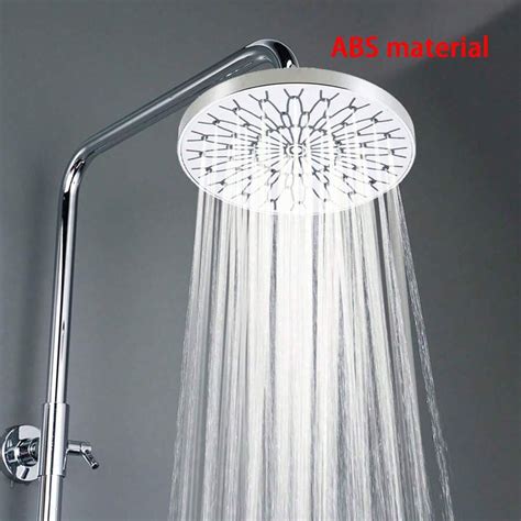 6 Inch Top Spray Supercharged Shower Spray Overhead Spray Large Shower Pressurized Single Head