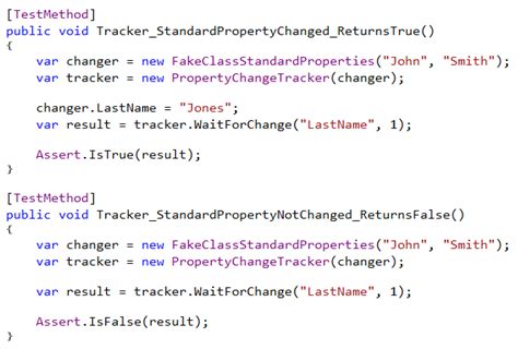Jeremy Bytes Tracking Properties In Unit Tests Update Supporting All Properties