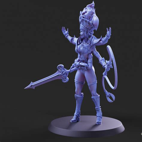 3d Printable Dark Legion Pain Demon Pose 3 Pinups By Psminiatures