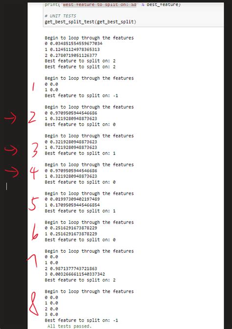 c2 w4 decision tree with markdown get best split advanced learning