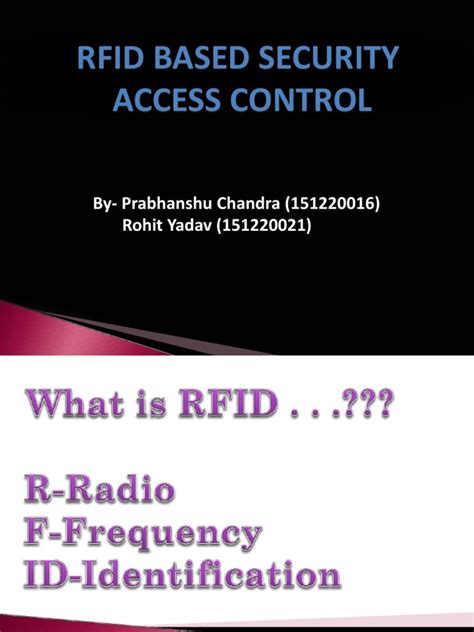 Rfid Pdf Radio Frequency Identification Arduino