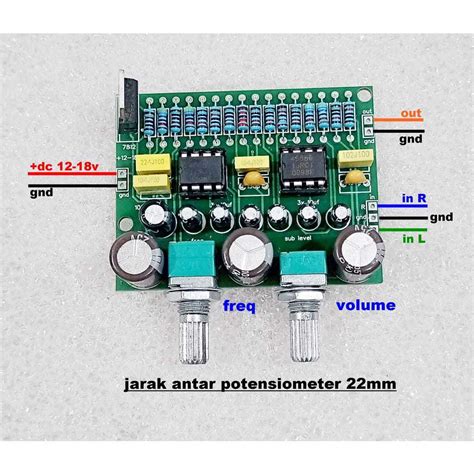 Jual Modul Filter Subwoofer Jrc4558 2x Plus Frequensi Shopee Indonesia