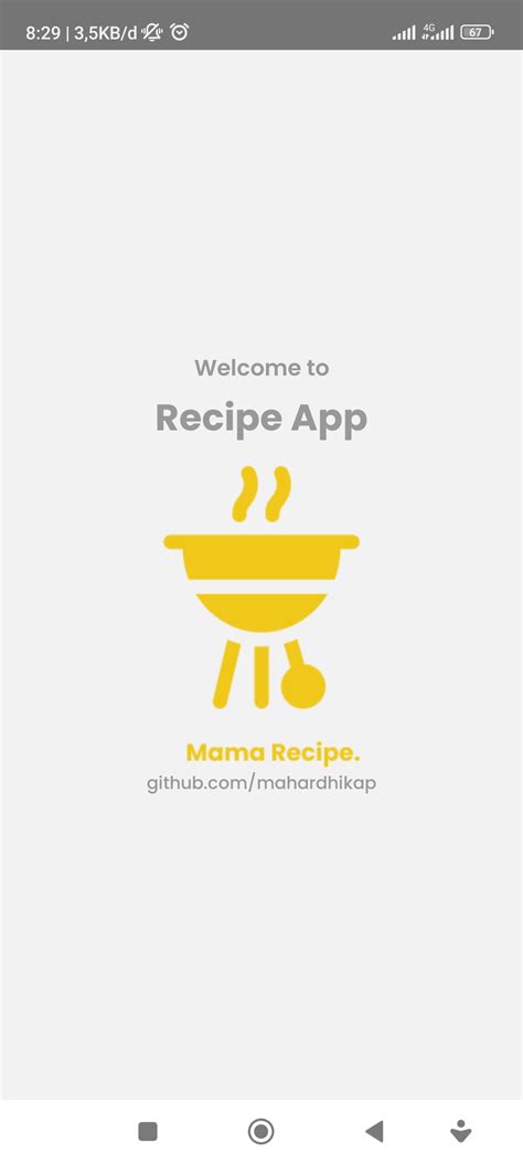 Github Mahardhikap Recipemobileapp Mama Recipe Application Version