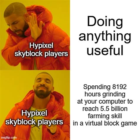 Go Touch Some Grass R Hypixelskyblock