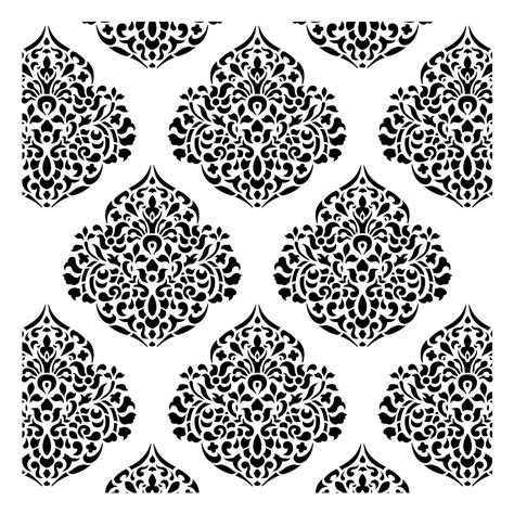 Moroccan Pattern Stencil