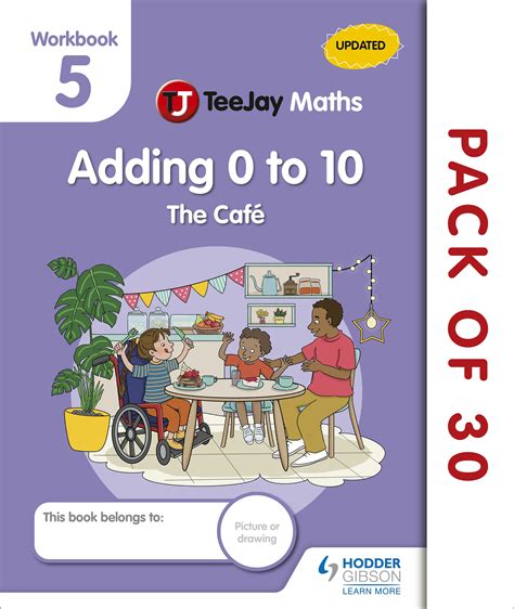 Teejay Maths Cfe Early Level Workbook 5 Pack Of 30 Adding 0 To 10 The Café