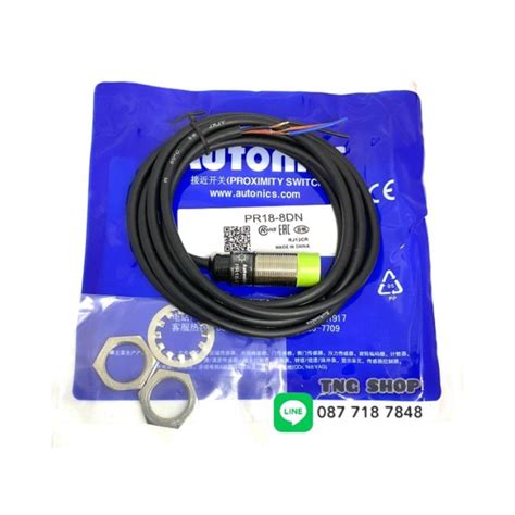 Pr18 8dn เซ็นเซอร์ Autonics Sensor Proximity Switch 18m ชนิด Npn No 10