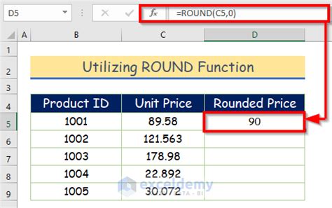 How To Use The ROUND Function In Excel Examples ExcelDemy