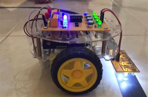 Skema Rangkaian Robot Line Follower Dan Pengatur Kecepatan Motor