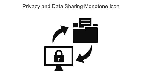 Privacy And Data Sharing Monotone Icon In Powerpoint Pptx Png And Editable Eps Format Ppt Powerpoint
