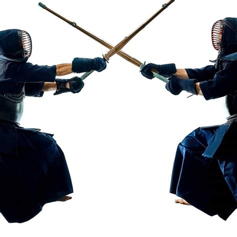 Download Strong Kendo Warrior Mid-move in Martial Arts Performance ...