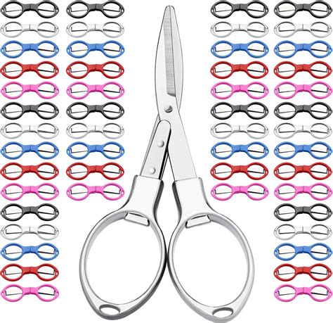 30 Pcs Mini Travel Folding Scissors Portable Scissors Foldable Small Scissors Bulk