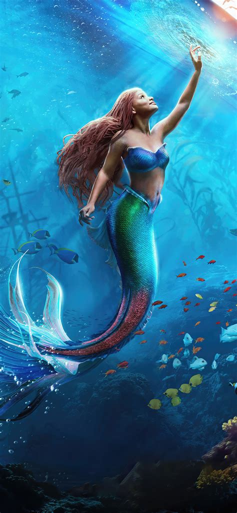 The Little Mermaid Wallpaper 4k Halle Bailey As Ariel 46 Off