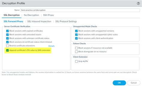 Ssl Decryption And Subject Alternative Names Sans