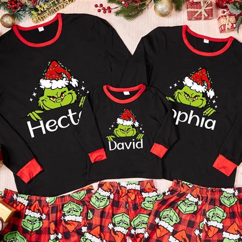 Grinch Pajamas Etsy