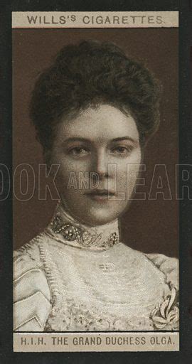 European Royalty Hih The Grand Duchess Olga Stock Image Look And Learn
