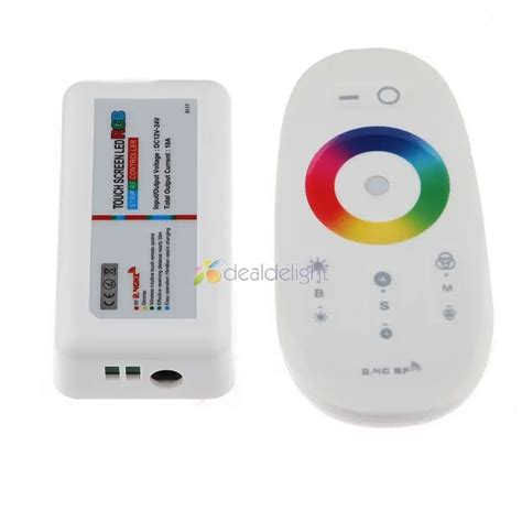 G Touch Screen Dimmable LED RGB Remote Wireless RF Controller DC V A For RGB Strip Bulb