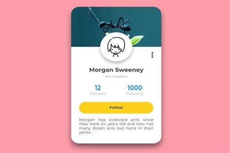 Profile Card Html Css