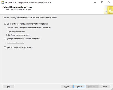 sql server como ativar e configurar o database mail para enviar e